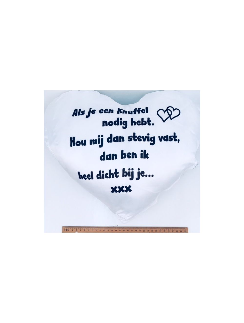 Knuffel kussen als je een knuffel