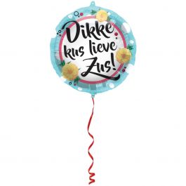 Helium ballon Dikke kus lieve zus